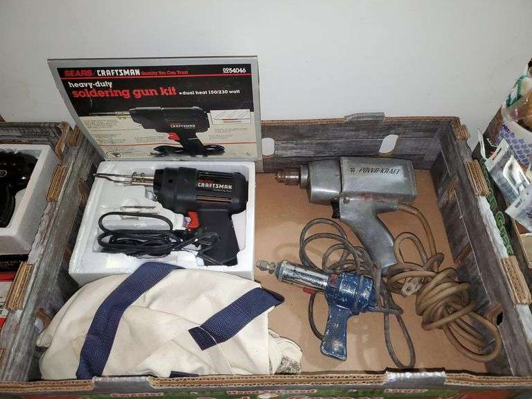 Craftsman heavy duty soldering gun kit model number 0954046, powercraft ...