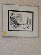 (2) Frank Lohan docked ship artwork, numbered 94/200 & 183/200. Framed ...