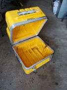 Yellow heavy duty flip top storage shipping container, 16x16 - Bid ...