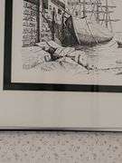 (2) Frank Lohan docked ship artwork, numbered 94/200 & 183/200. Framed ...