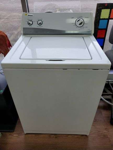 Amana heavy duty top load washing machine - Bid-Assets Online Auctions