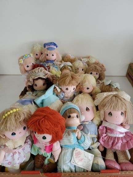 Precious Moments dolls school children, telegram, your a winner - Bid ...