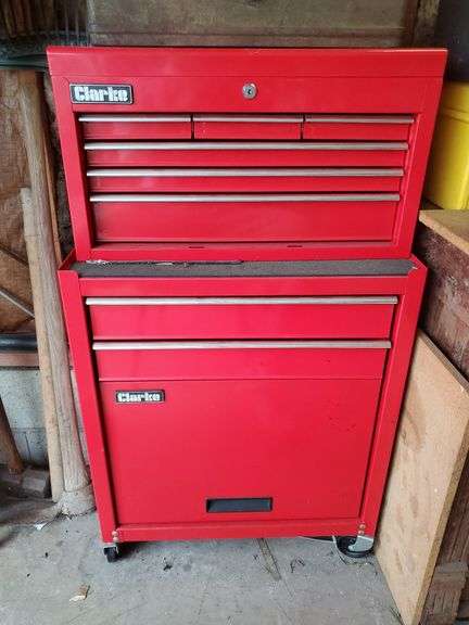 Clarke Stacking Tool Chest, no contents - Bid-Assets Online Auctions