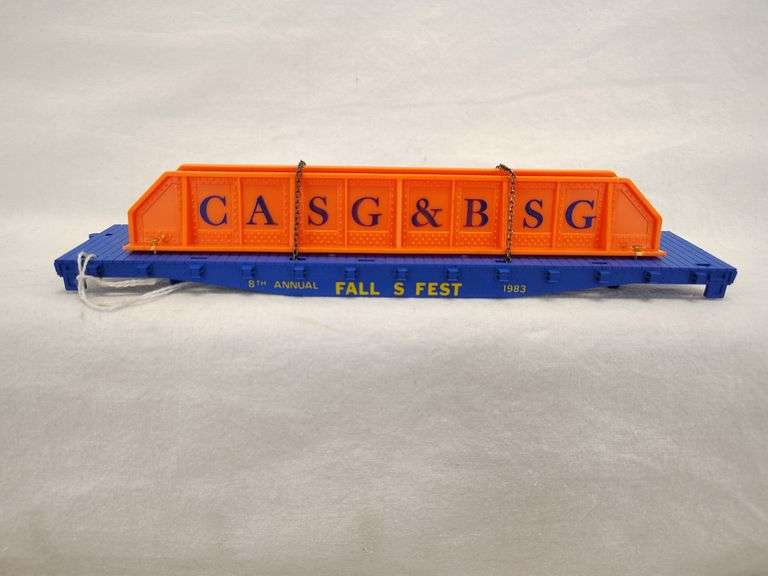 (4) assorted American Flyer S gauge Flat cars including (3) 971 ...