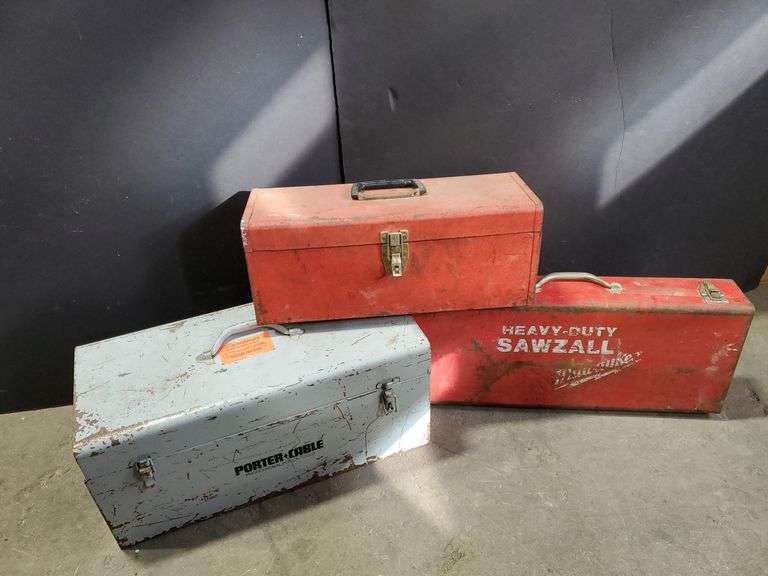 Porter-Cable empty metal carrying case measures 22 in W 10 in H ...