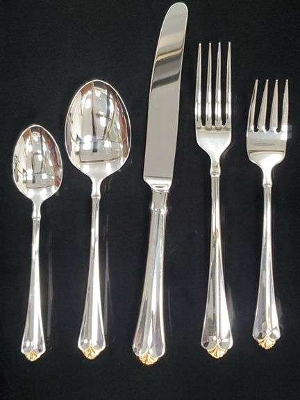 Oneida Flatware Service for 12, including (12) Dinner Forks, (12) Salad ...