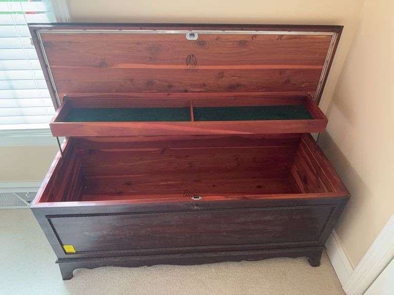 Vintage Lane Cedar Chest 48”W x 19”D x 20”H - Bid-Assets Online Auctions