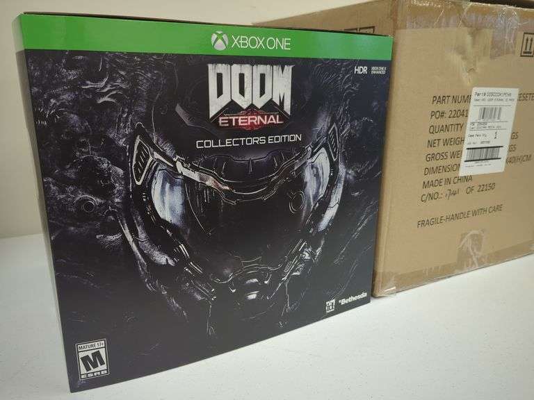 Doom eternal collector's edition for Xbox. One. Includes lithograph ...
