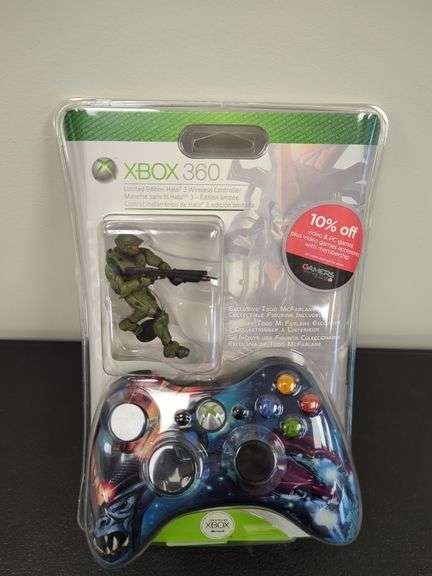 Xbox 360 limited edition Halo 3. Wireless controller with exclusive ...