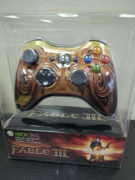 Xbox 360 limited edition Fable 3. Wireless controller. Has been opened ...