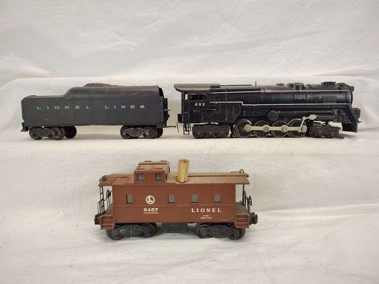 Lionel #682 the Steam Locomotive with 2046W tender and includes #6457 ...