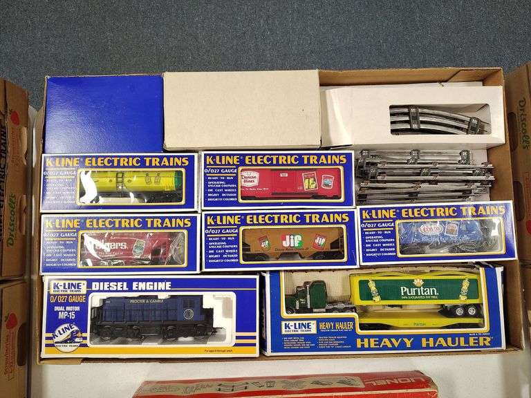 1990 K-Line limited edition Proctor & Gamble 7pc train set. Set is ...
