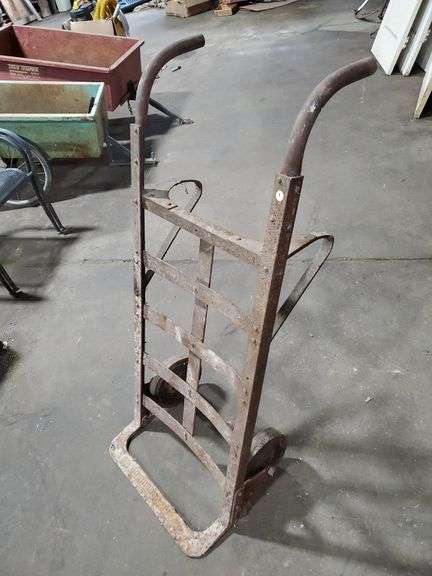 Antique industrial hand cart made by The Colson Company of Ohio. Still ...