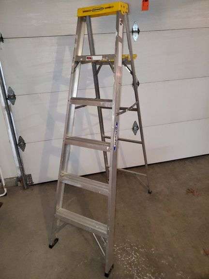 Werner 6 ft aluminum ladder. - Bid-Assets Online Auctions