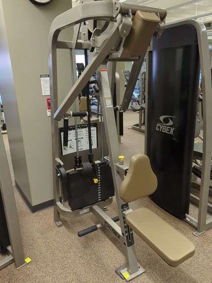 Cybex dual access row/ rear delt machine model number 4520-99 - Bid ...