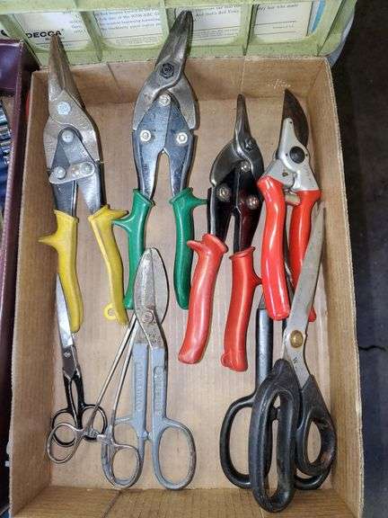 Tin snips, scissors - Bid-Assets Online Auctions