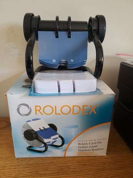 Rolodex Rotary Card File - Bid-Assets Online Auctions