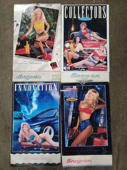 Snap-on tool calendars from 1990, 92, 93, 94. - Bid-Assets Online Auctions