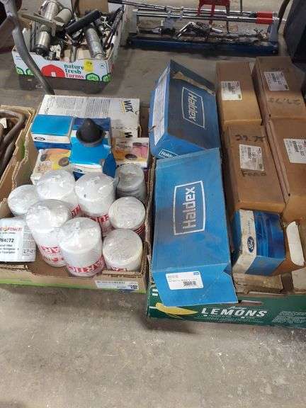 (2) Boxes of Automotive Repair Parts including Automatic Brake ...
