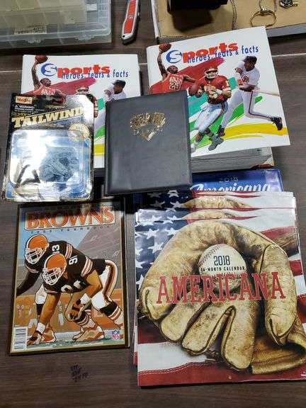 Sports heroes, feet, facts binders with athletes from the '80s and '90s ...