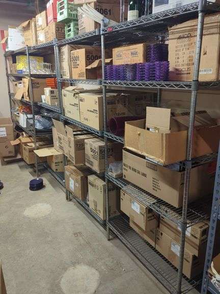 15 ft. X24d x72h eagle adjustable height commercial chrome shelving ...