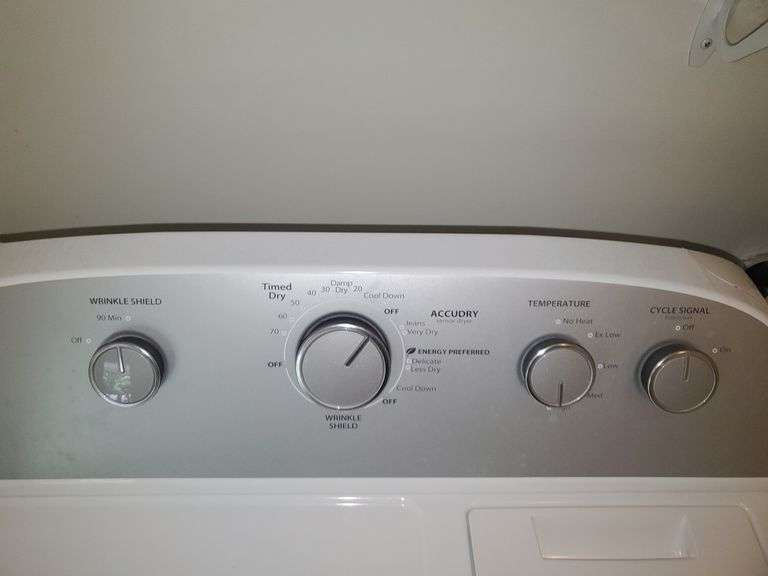 Whirlpool Electric Dryer Model No. WED5000DW2 29"W x 26"D x 44"H ...