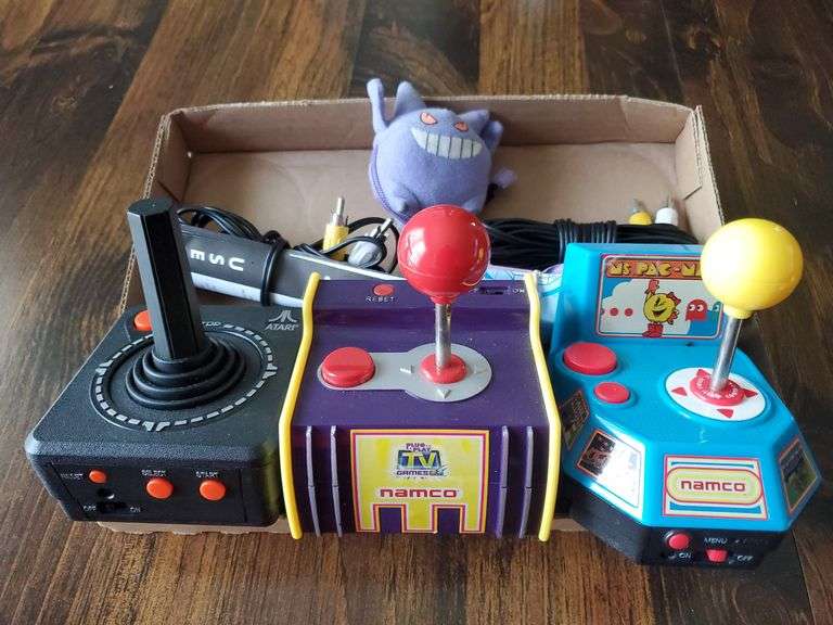 (3) classic TV games including Atari classic games, (2) namco classic ...