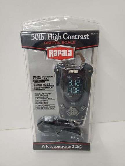 50lb High Contrast Digital Fish Scale - Bid-Assets Online Auctions
