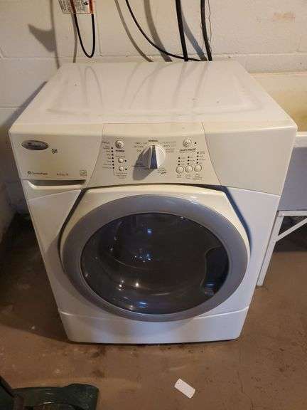 Whirlpool Duet Washing Machine Model No. WFW9150WW00. Basement - Bid ...