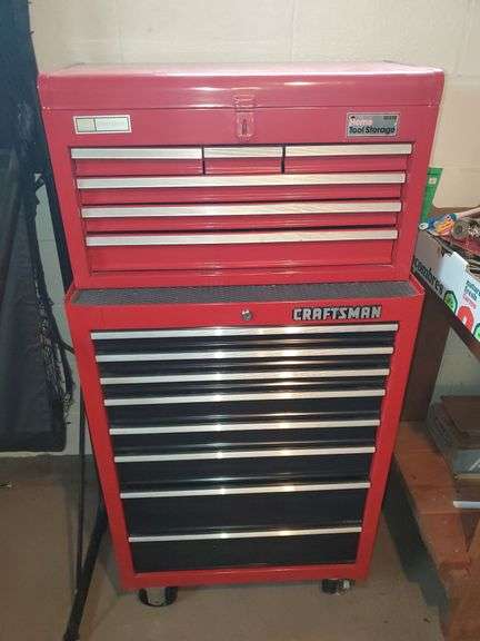 Craftsman 8 Drawer Tool Chest on Casters 26"W x 18"D x 40"H with ...