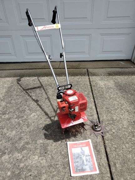 Mantis tiller model number 7225-15-02 with owners manual. Engine turns ...