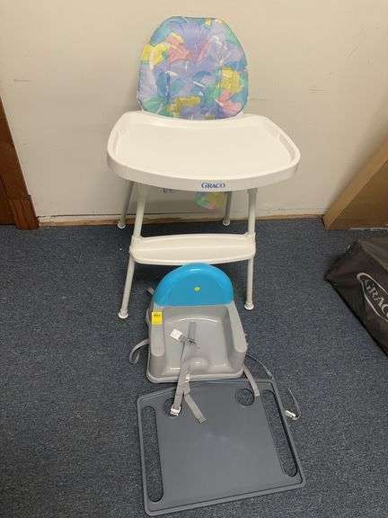 Graco High Chair Model A-317046 with Safety First Booster Seat and ...