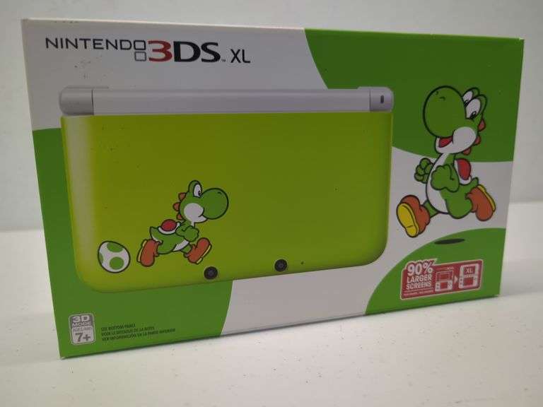 Nintendo 3DS XL Yoshi edition. Open box. New. See photos - Bid-Assets ...