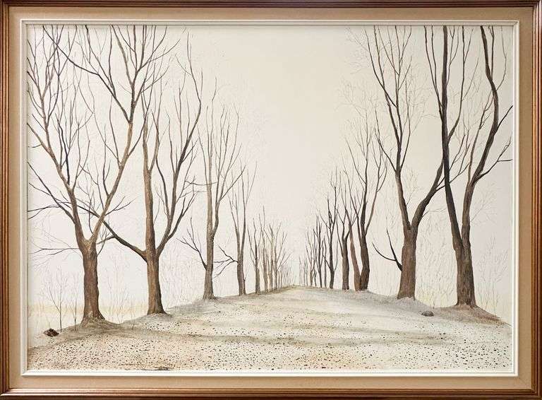Untitled Landscape by John Tizzard - Bartlett Auctions Inc.