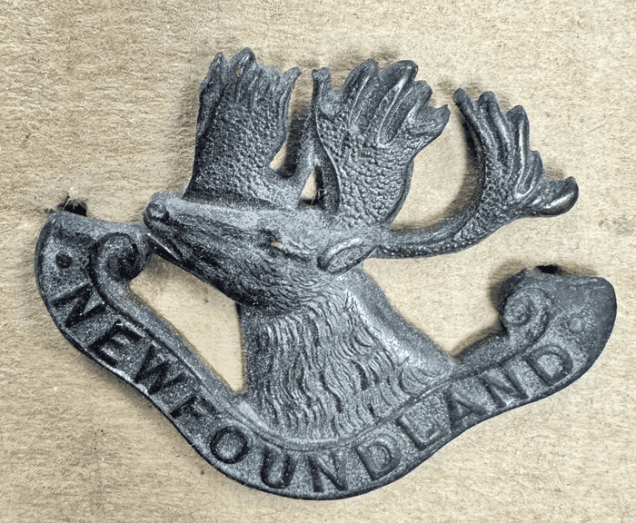 WWI Newfoundland Regiment Style Collar Badge - Bartlett Auctions Inc.
