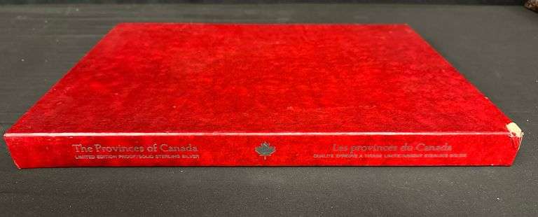 The Provinces of Canada Sterling Silver Proof Set - Bartlett Auctions Inc.