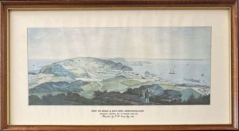 'PORT DE GRAVE & SHIP COVE, NEWFOUNDLAND' after W. Gosse - Bartlett ...