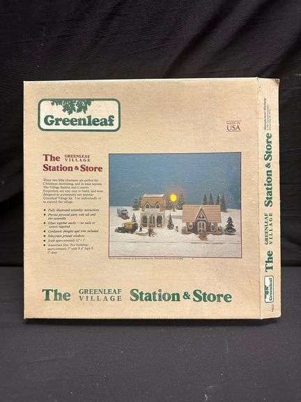 Greenleaf “Station & Store” Model Village Set - Bartlett Auctions Inc.