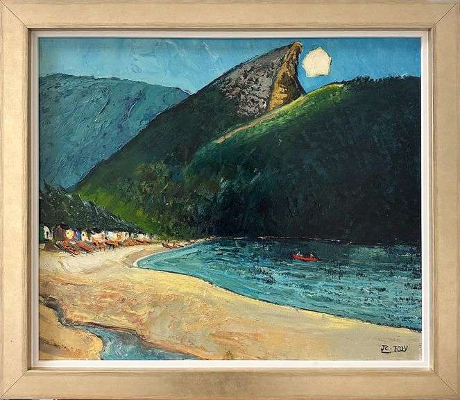 'Bottle Cove Beach' by Jean Claude Roy (1948-) - Bartlett Auctions Inc.