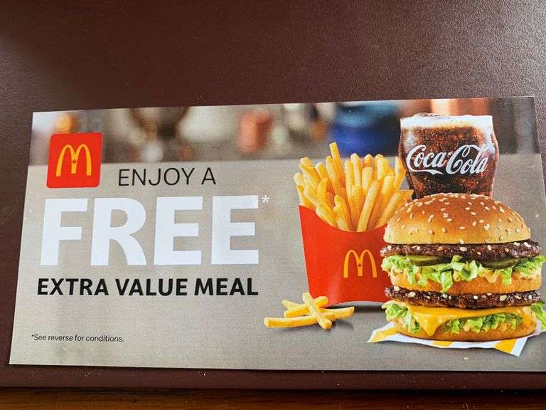 10 McDonalds Extra Value Meals - Bartlett Auctions Inc.