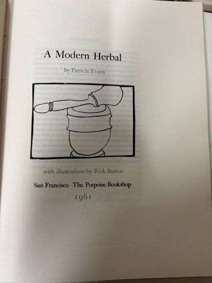 A Modern Herbal with illustrations by Rick Barton by Patricia Evans ...