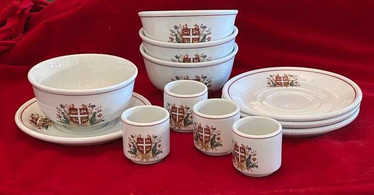 Breakfast set from Government House - Bartlett Auctions Inc.