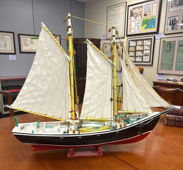 Two-Masted Schooner Model - Bartlett Auctions Inc.