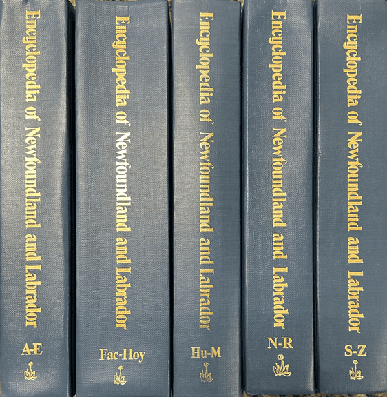 Complete Five Volume Set of the Encyclopedia of Newfoundland and ...