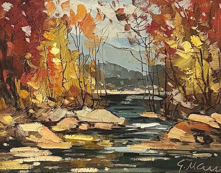 Untitled Landscape by Geza Gordon Marich (1913-1985) - Bartlett ...