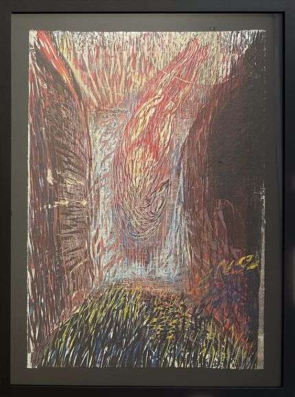 'Falling II' by Don Wright (1931-1988) - Bartlett Auctions Inc.
