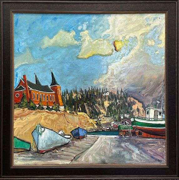 'Cape Broyle' by Jean Claude Roy (1948-) - Bartlett Auctions Inc.