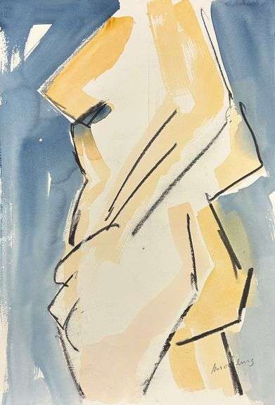 Figurative Abstract by Kathleen Knowling - Bartlett Auctions Inc.