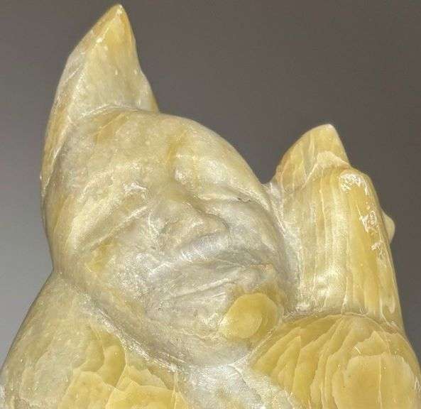 Inuit creature by Elias Semigak - Bartlett Auctions Inc.