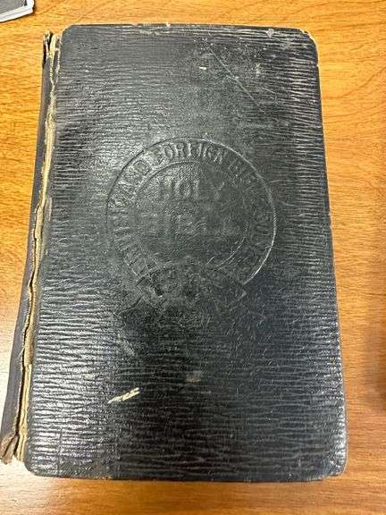 Copy of The Bible, Dated 1887 - Bartlett Auctions Inc.